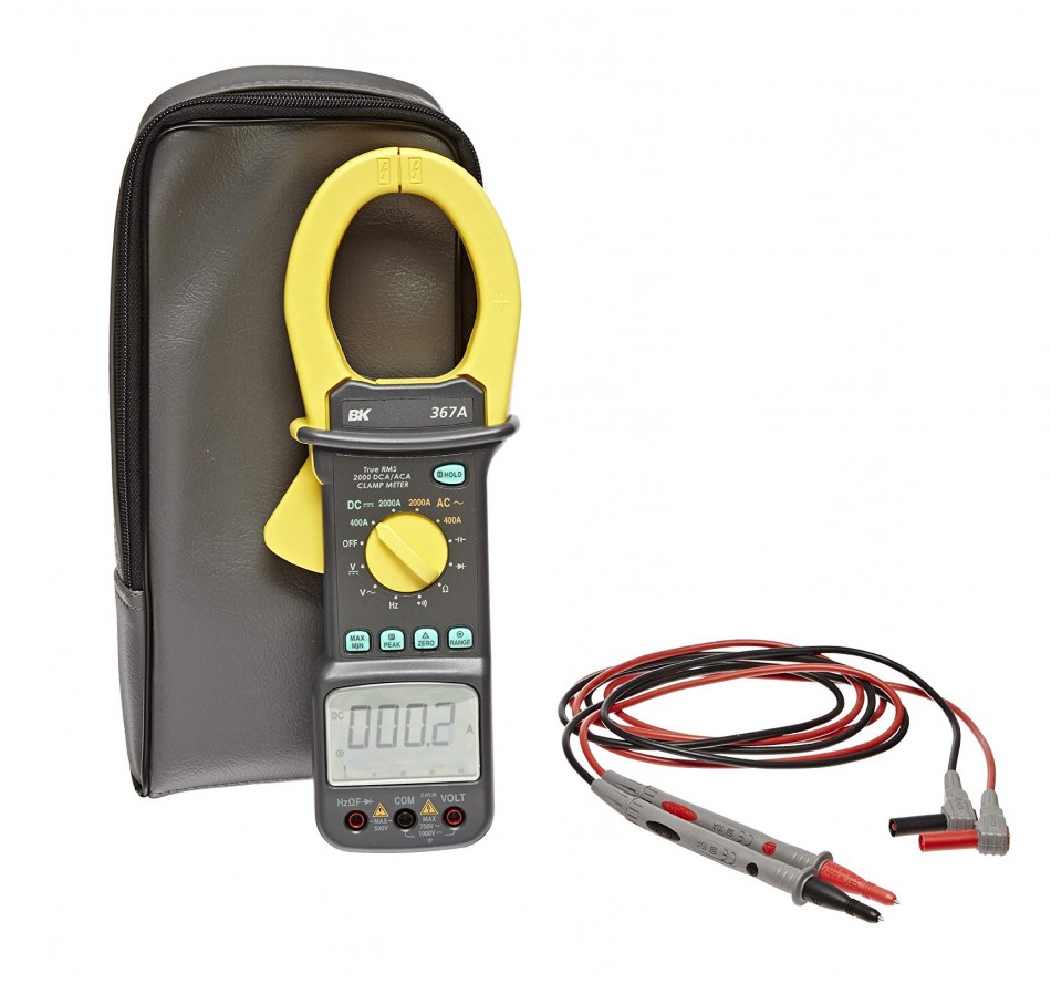 BK Precision 367A - Pinzas Amperimétricas 2,000A AC/DC