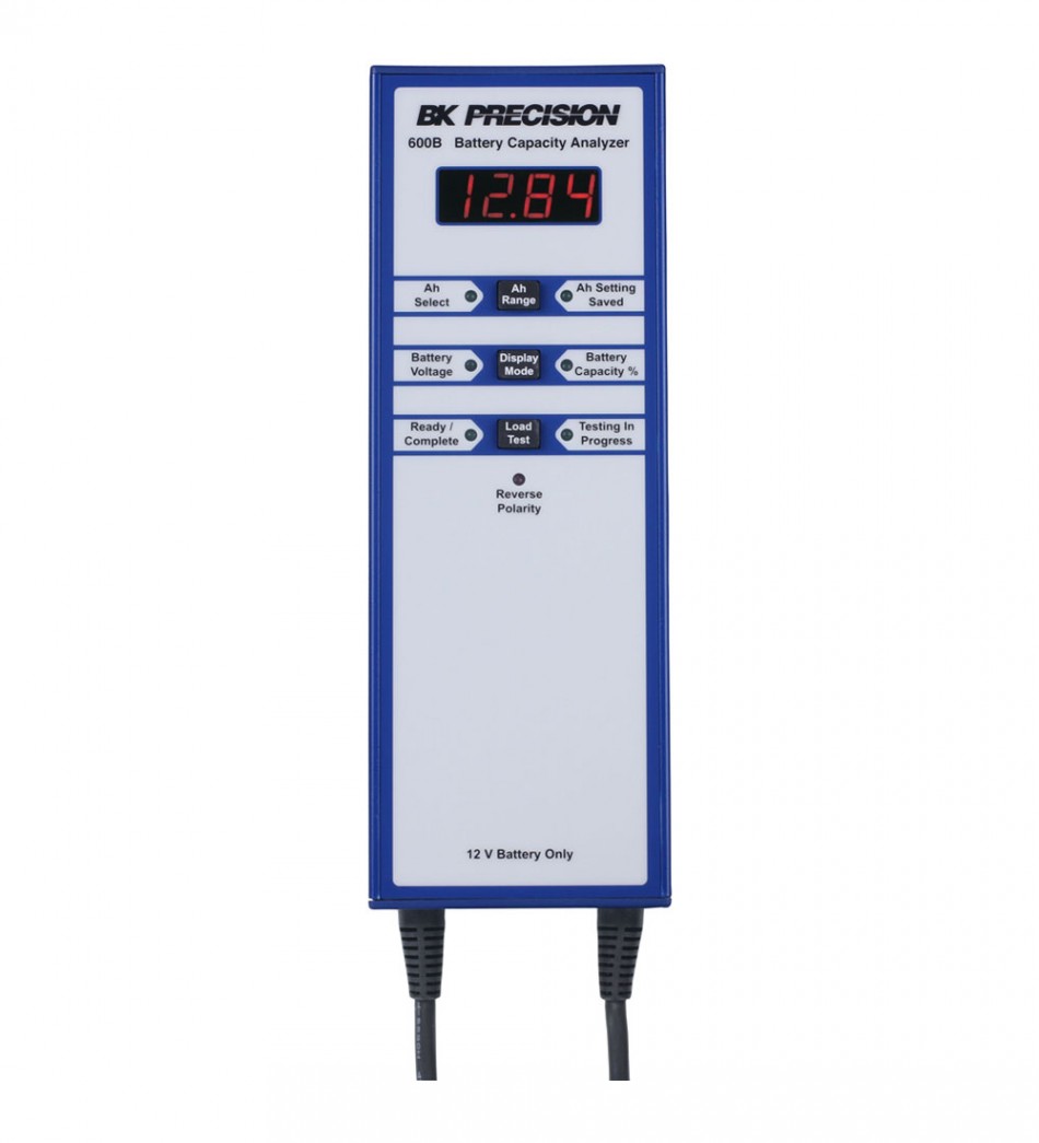 BK Precision 600B - Analizador de baterías de 12V portátil