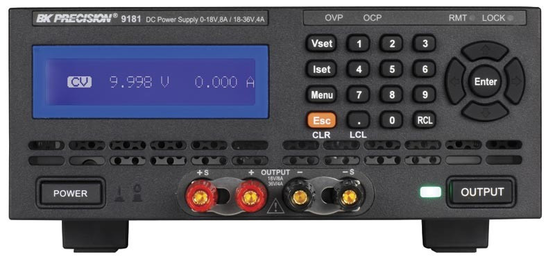 BK Precision 9173 - Fuente de poder programable DC doble 10V, 20V