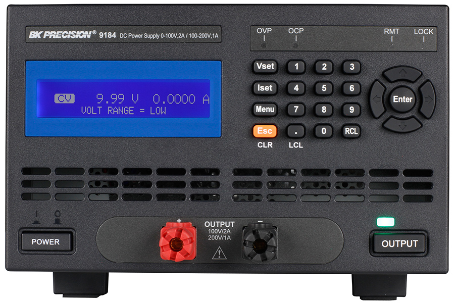 BK Precision 9184 - Fuente de poder DC sencilla programable 0-100V ó 0-200V
