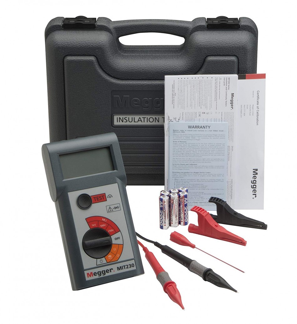 Megger MIT200 - Medidor de Aislamiento 500V