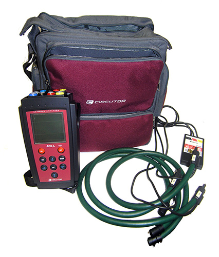 Circutor M80821 - Medidor de potencia 240V portátil; BOLSA KIT-4L AR5L-1MB