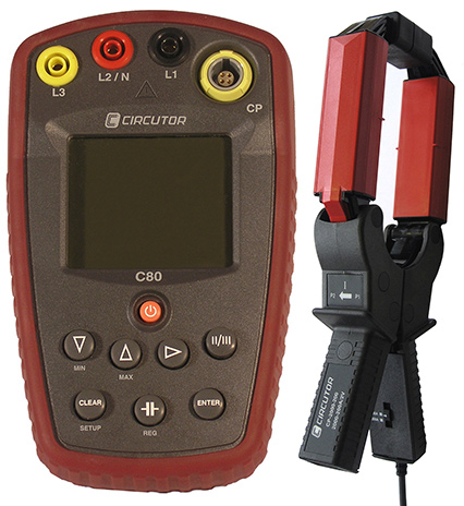 Circutor M80122 - Medidor de potencia 500V portátil; C-80-2000