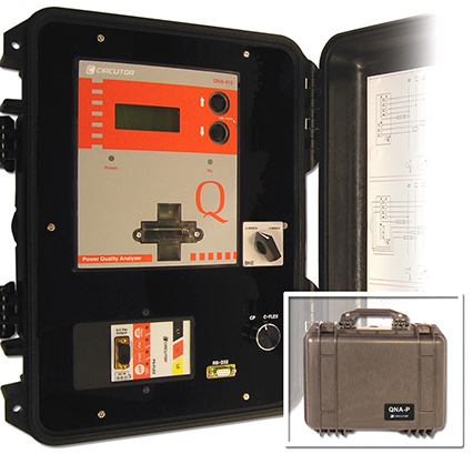Circutor Q20711 - Medidor de potencia 500V portátil; KIT-1-QNA-P-RS
