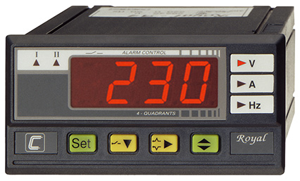 Circutor M20242 - Medidor de redes eléctricas 5A para carril DIN; ROYAL A4
